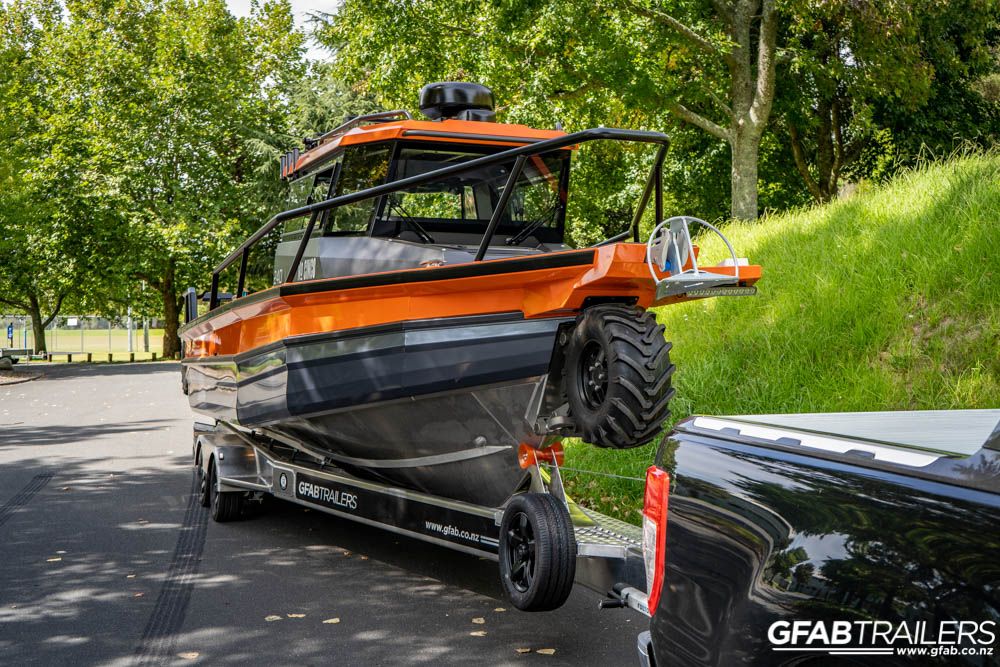 GFAB Alloy Amphibious Boat Trailers
