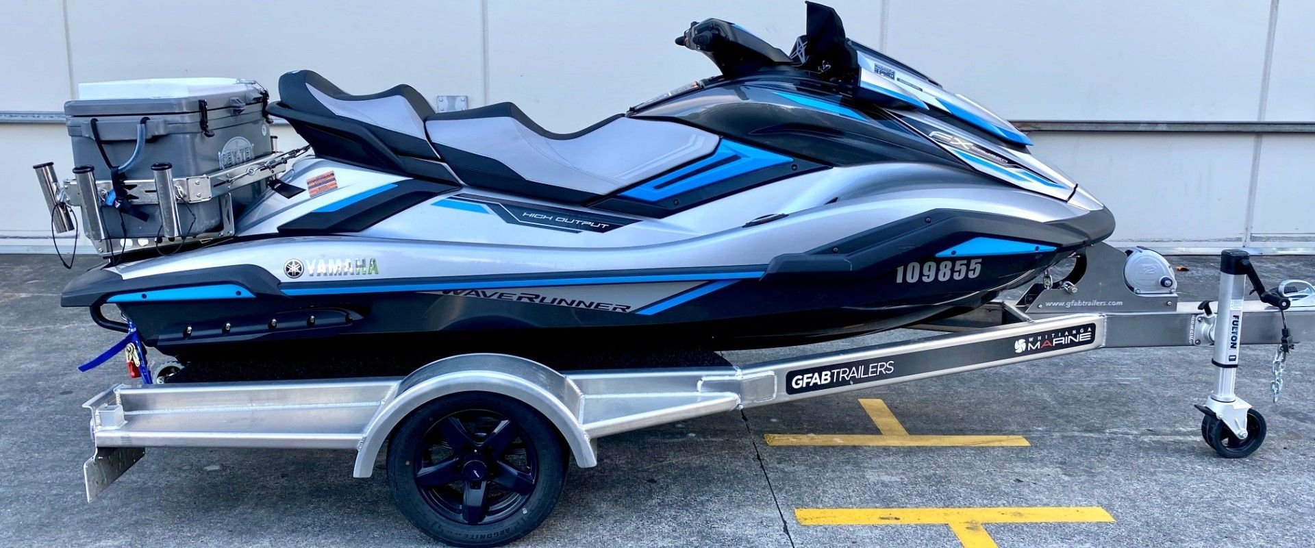 Gfab Ltd - Alloy Trailers - Jet Ski Trailers - Alloy Single Jetski T...